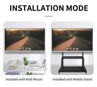 China 32G ROM USB2.0 Interactive Digital Board 65 Inch 20 Touch Points 4K Display for sale