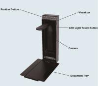 China Professional HD Foldable Document Scanner Camera Audio Presenter Wall Mount Digital Visualizer for sale