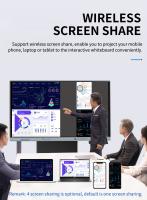 China 20 points LCD Digital Smart Interactive Board For Conference, Infrared, Size Optional for sale