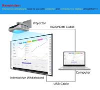 China 90 Inch Infrared Interactive Whiteboard With Powerful Writing Software for sale
