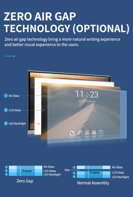 China Painel de exibição interativo de tela sensível ao toque por atacado de fábrica com toque infravermelho e atualização remota pela rede de internet, quadro branco interativo, monitor de TV com tela sensível ao toque à venda