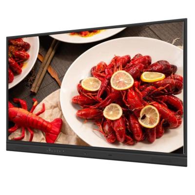 China Dual System 65 75 86 Inch 4K Smart Interactive White Board Videoconferência de escritório com suporte móvel à venda