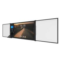 China 75 Inch Android Windows All In One Interactive Flat Panel Display With 20 Touch Points 13MP Camera and 6Mic Visualizer for sale