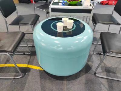 China Smart Mobile Refrigerator X1 Portable Withuniversal Wheels Hydraulic Lifting Cover 130L Refrigerator Wireless Charge for sale