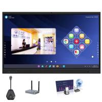 China 75 inch All In One Interactive flat Panel Interactive display Smart Teaching Board Smart Touch Screen Board for sale