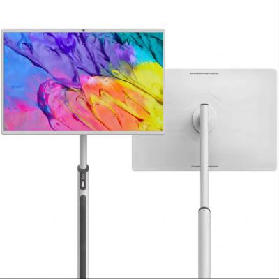 Китай 32 дюйма Android System 8+128G Mobile Smart touch screen At Home Floor Standing Портабельный смарт телевизор встроенная камера продается