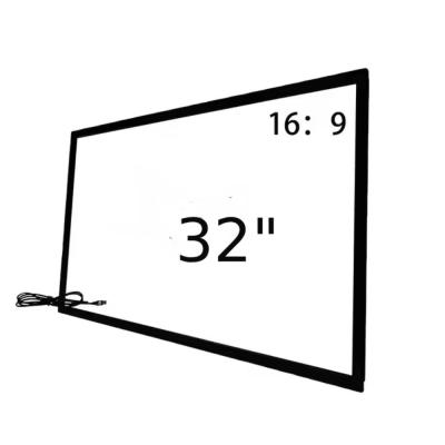 China Quadro IR aberto 19 32 55 65 polegadas quadro de toque opcional com vidro temperado e cabo de conexão USB para aplicação de monitor de televisão de sinalização totem de quiosque for sale