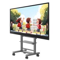 China Wall Mount or Mobile Stand Installation Interactive Panel with Android System 13 Or 14 for sale
