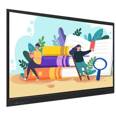 China AC 100-240V Power Supply Interactive Flat Panel with 20 Touch Points and 178° Viewing Angle for sale