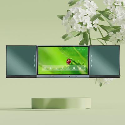 China Hot Sale Fabrik 75 Zoll Display in der Mitte mit verbundenen Blackboard Whiteboard grünes Brett für Schulunterricht Meeting for sale