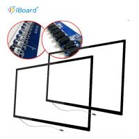 China Multi-Touch Supported Infrared Interactive Whiteboard with USB Interface and Customizable Projection Area for sale