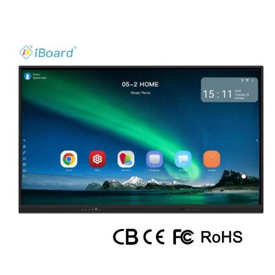 China CIboard 65 Inch Smart TV Monitors Blackboard Interactive Flat Panel Touch Screen with All in One Computer of Meeting Equipment for sale