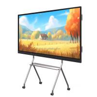 China iBoard 75 Inch 50 Touch Points Interactive Flat Panel Smart Touch Screen Digital Interactive Whiteboards Smart Board for School Teaching for sale
