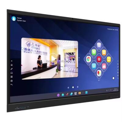 China 55/65/75/86/100/110 Inch 4K Multi Touch Screen Smart LCD Display Electronic Digital Interactive Smart White Board for Classroom Meeting Room for sale