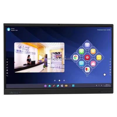 Cina IBoard 55 Inch 4K Interactive Whiteboard LCD Smart Board Android Window All In One Touch Screen Display Per l'insegnamento scolastico in vendita