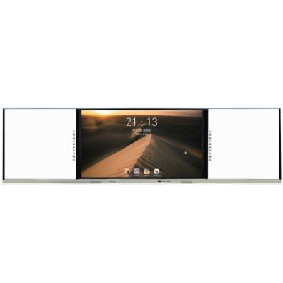 China IBoard Factory Direct University School Interactive Smart Black ChalkBoard Marker Pen Whiteboard Greenboard Touch Panel Display 75 86 98 Inch For Educate Interactive Flat Panel With IR Sideboard for sale