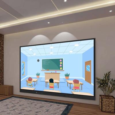 China 4K Android 14 Interactive Board 86 Inch Multimedia Smart Whiteboard Electronic Touch Screen Display for Meeting Classroom for sale