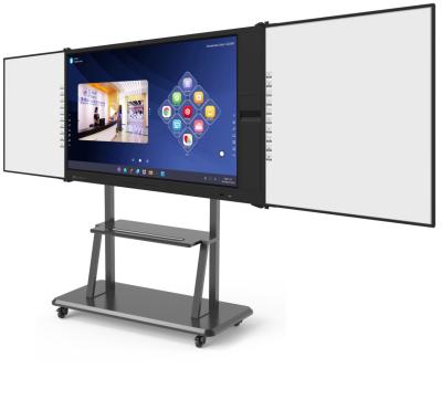 China 75インチ 4K マルチメディア オールインワンインタラクティブディスプレイ デジタル相互接続 ドローボード ドキュメント スキャナー for sale