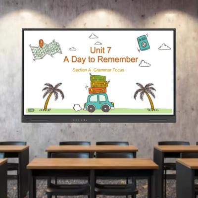 China New desgin product 4k 65 Inch Touch Screen Multi-language Software Lcd Smart Board Android Interactive board for channel Partner for sale