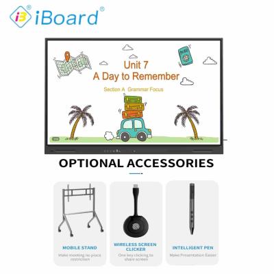 China New desgin product 4k 65 Inch Touch Screen Multi-language Software Lcd Smart Board Android Interactive board for channel Partner for sale