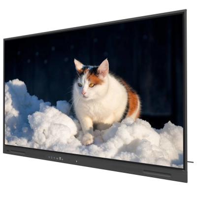 China IR Interactive Whiteboard 450 nits 86 Inch Android 14 Touch Wifi VGA DP USB Cloud Resources Smart TV Monitor For University Office Training Use for sale