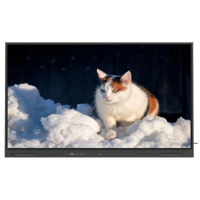 China IR Interactive Whiteboard 450 nits 86 Inch Android 14 Touch Wifi VGA DP USB Cloud Resources Smart TV Monitor For University Office Training Use for sale