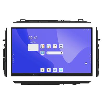Chine Fabrique en gros tableau blanc interactif infrarouge avec connexion HDMI USB Conception personnalisée Interactif affichage de panneau plat Smart Touch Board tableau blanc avec fonctionnalité d'intelligence artificielle Pour la réunion de conférence d'éducation à vendre