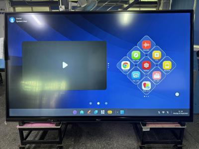 中国 赤外線インタラクティブなホワイトボード QRコード共有 ミュイルトタッチ 50タッチポイント モーデンデザイン インタラクティブなフラットパネルディスプレイ 販売のため