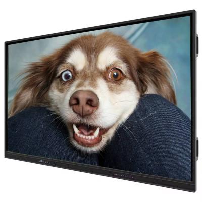 China Cheap Finger Multi Touch Screen Smart Lcd Display Electronic Digital Interactive Smart Whiteboard For Meeting Room Classroom for sale