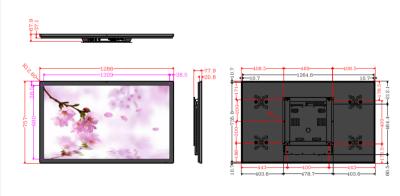 Китай Enhance Viewing Experience with 170 Degree Viewing Angle Digital Totem 32 43 49 55 inch Wall type Monitor Media Advertising Player продается