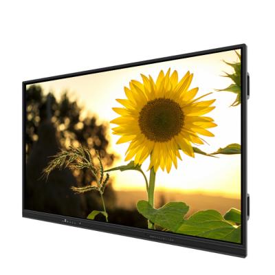 Cina 4K Smart Classroom Board 75 86 Inch Smart Board Android Windows System Per l'insegnamento scolastico Smart Board interattivo Interattivo pannello piatto in vendita