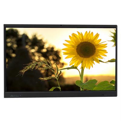 Chine 4K Smart Classroom Board 75 86 pouces Smart Board Android Système Windows Pour l'enseignement à l'école Interactifs Smart Boards Interactifs Panneau plat à vendre