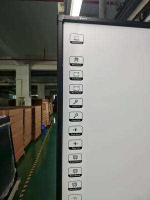 중국 19년 공장 도매 광시야각 저장 습도 IWB 인터랙티브 화이트보드 뛰어난 디스플레이 효과 인터랙티브 전자 화이트보드 10 터치 포인트 IR 적외선 기술 판매용