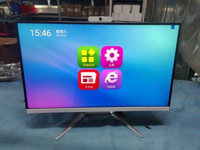 China IBoard Wholesale Factory Outlet Capacitive 10 Touch 21.5'' 23.8'' 27'' 32 Inch Desktop Monitor With Built In 13MP Webcam All-In-One Android And Win System 5W*2 Louder Speaker & Mic Desktop Monitor for sale