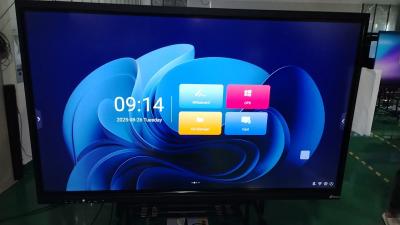 China 19 Years Factory Wholesale Infrared Touch 20 Touch Point Interactive Touch Screen Monitor Low Power Consumption 178° View Angle Builtin Android 14 Interactive Whiteboard School Education Equipment for sale