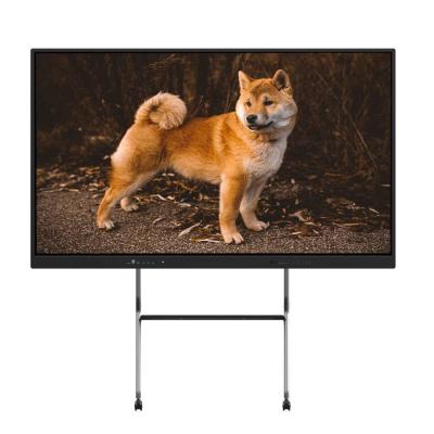 China 65 75 86 92 98 inch LCD Display Touch Screen Flat Panel Interactive 4K Resolution Digital Interact Smart TV With Wifi Web Media Player for sale