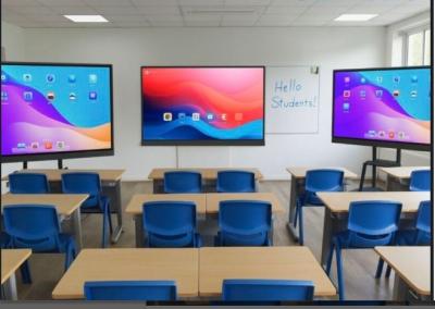 China iBoard Factory Infrared IR Touch Technology Interactive Touch Screen Monitor Interactive Tv Touch Screen Whiteboard Builtin Android 13 14 For  School Education Equipment Whiteboard for sale