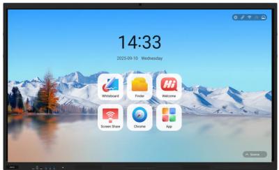 China Factory Wholesale IBoard Interactive Whiteboard Android 14 8+128G Interactive Flat Panel Display All In One Windows Optional Wireless Screen Projection Interactive Whiteboard For School Education for sale