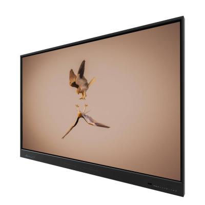 China LCD Smart Board Android 14 15 EDLA Google Certified 65 75 86 Inch Wifi Bluetooth Whiteboard Software Meeting Tools Play Store Built in Optional with Camera Mic Windows PC for sale