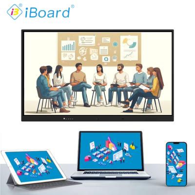 China Android OS 14 65 75 inch smart screen with powerful writing software and AI functions for sale