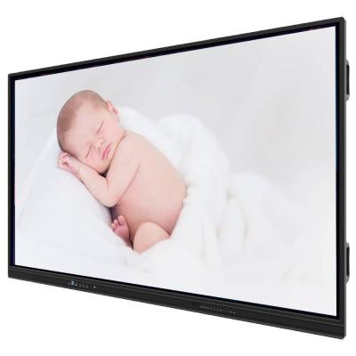 China IBoard All-in-One Interactive Flat Panel with Dual Android Systems, Pen/Finger Touch, and Multiple Inputs (HDMI, VGA, USB, RJ45) for sale