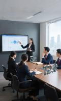 China Interactive Flat Panel with 4K UHD Resolution 20-Point Touch and Android 10.0 OS Digital Teaching Board for sale