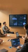 China Multi Touch Screen Anti Glare Mobile Stand Lcd Digital Interactive Smart Board 55 65 75 Inches Interactive Flat Panel for sale