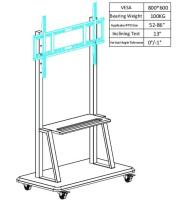 China Mobile Stand for Interactive boards Touch Screen Panel Adjustable height suit for size 52