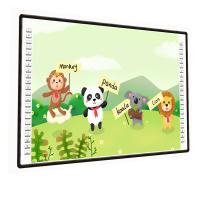 China 20 Points Touch LED Interactive Whiteboard with Dual System Support and Wall Mounted Design for sale