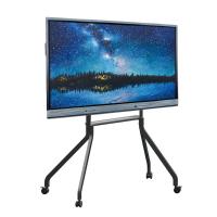 China Wall Mounted 75 Inch Interactive Whiteboard PC, Android 8 ,Aluminium Alloy Frame Flat Panel For Meeting Presentation for sale