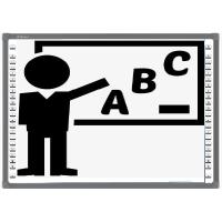 China 86 Inch Interactive Whiteboard Infrared 10 Touch Points for Classroom Meetings for sale