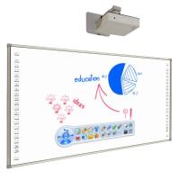 China SKD Infrared Interactive Multi Touch Screen Whiteboard Smart Board 20 Touch Points CE ROHS for sale