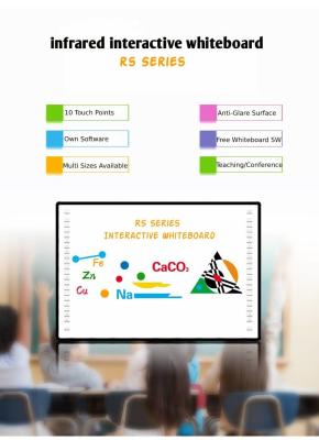 China Facilitates User Choices Interactive Digital Whiteboard with Strong System Compatibility and Beautiful Appearance Design for sale