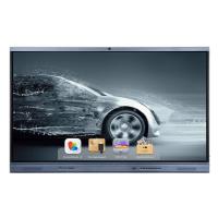 China Android 3+32G Camera Mic 4K Interactive Flat Panel 75 Inch for School Education for sale